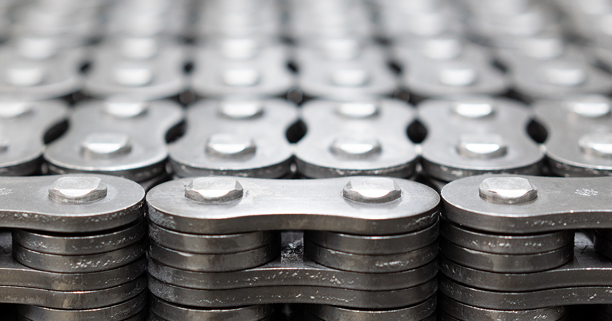 Roller chains according to DIN 8187, DIN 8188 and ISO 606
